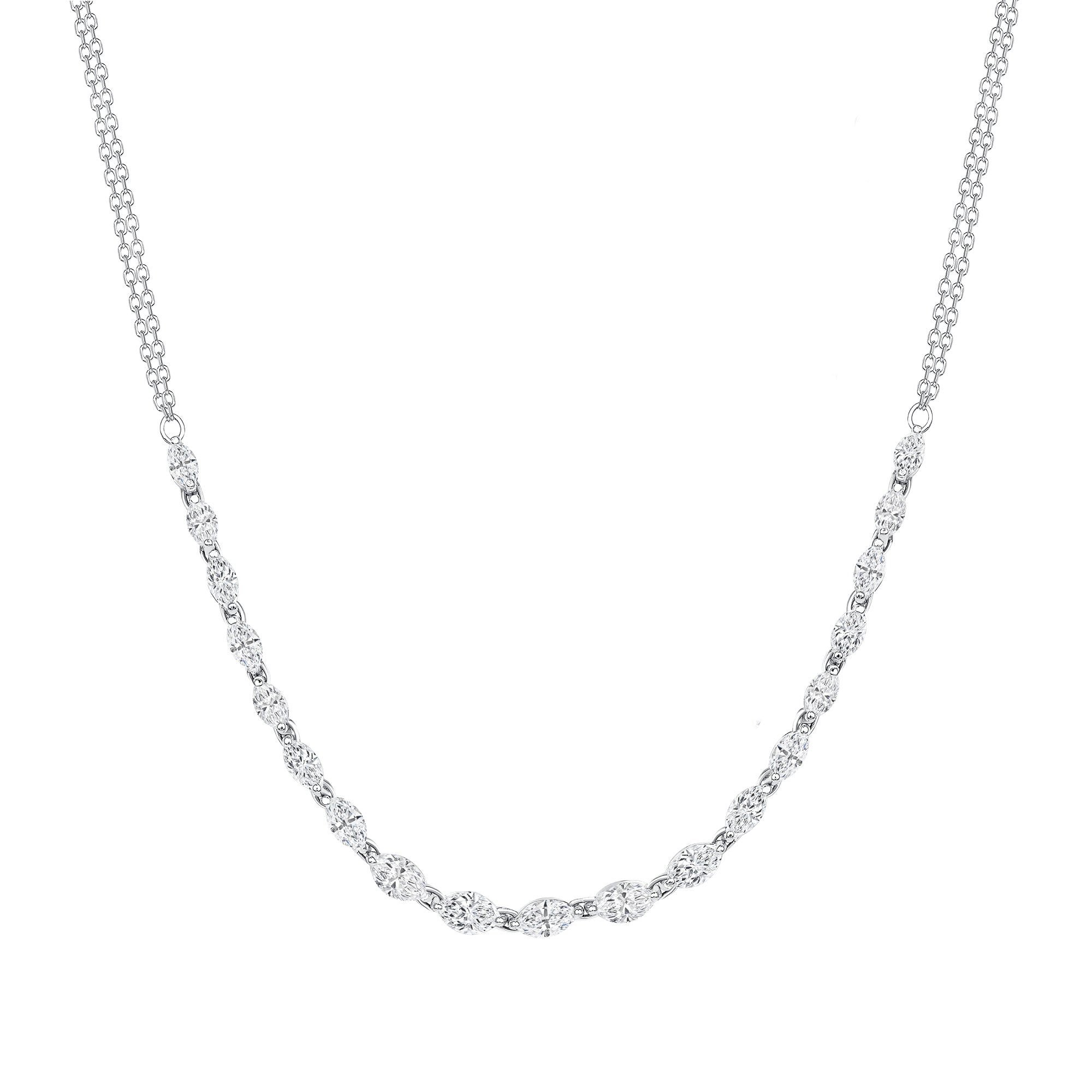 Marquise Diamond Necklace – Shad Collection